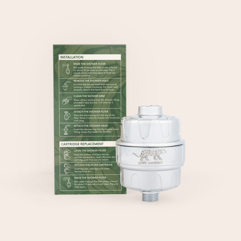 22-Stage Shower Filter - Healthier Skin, Shiny Hair, Pure Water ...